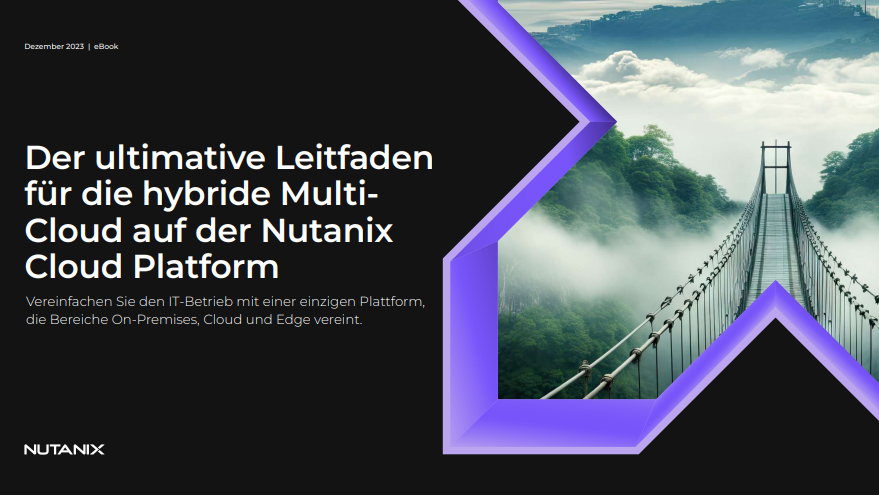 Der ultimative Leitfaden für die hybride Multi- Cloud auf der Nutanix ...